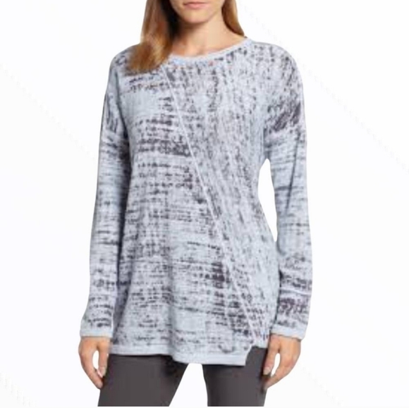 NIC+ZOE | Sweaters | Nic And Zoe Knittop Streaks Of Ease Bluestone Mix ...